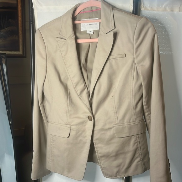 Banana Republic | Jackets & Coats | Banana Republic Cream Colored ...